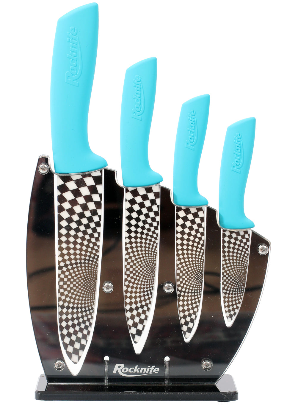 Aqua Blue Ceramic Kitchen Knife Set – Rocknife